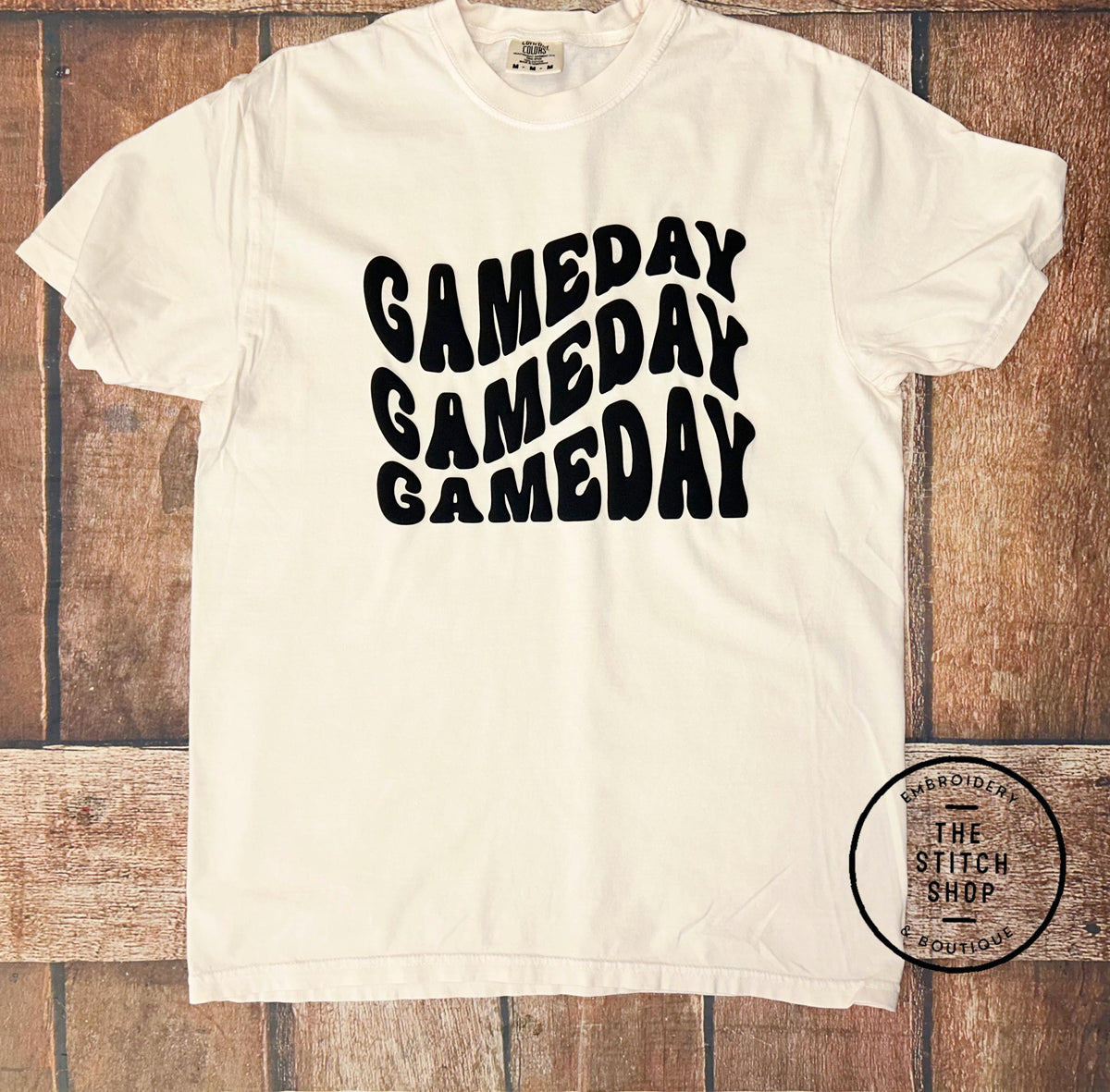 Game Day Wave Puff Comfort Colors Shirts – The Stitch Shop